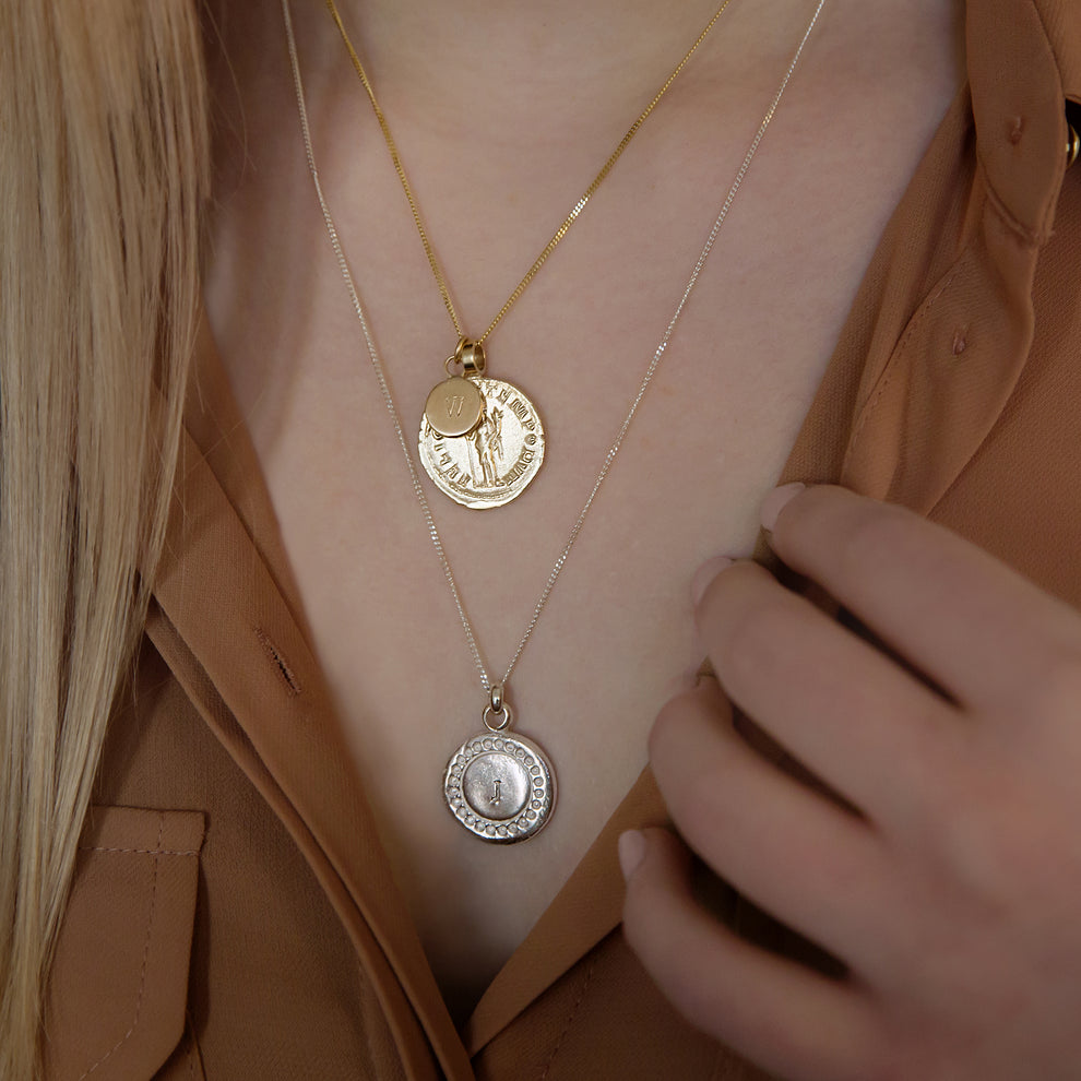 Personalised Goddess Necklace 9ct Solid Gold – Soremi Jewellery