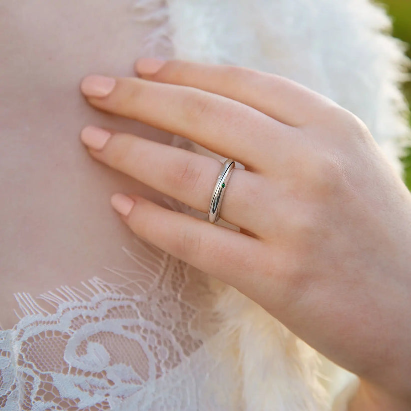 Double Mobius Twist Ring Sterling Silver – Soremi Jewellery